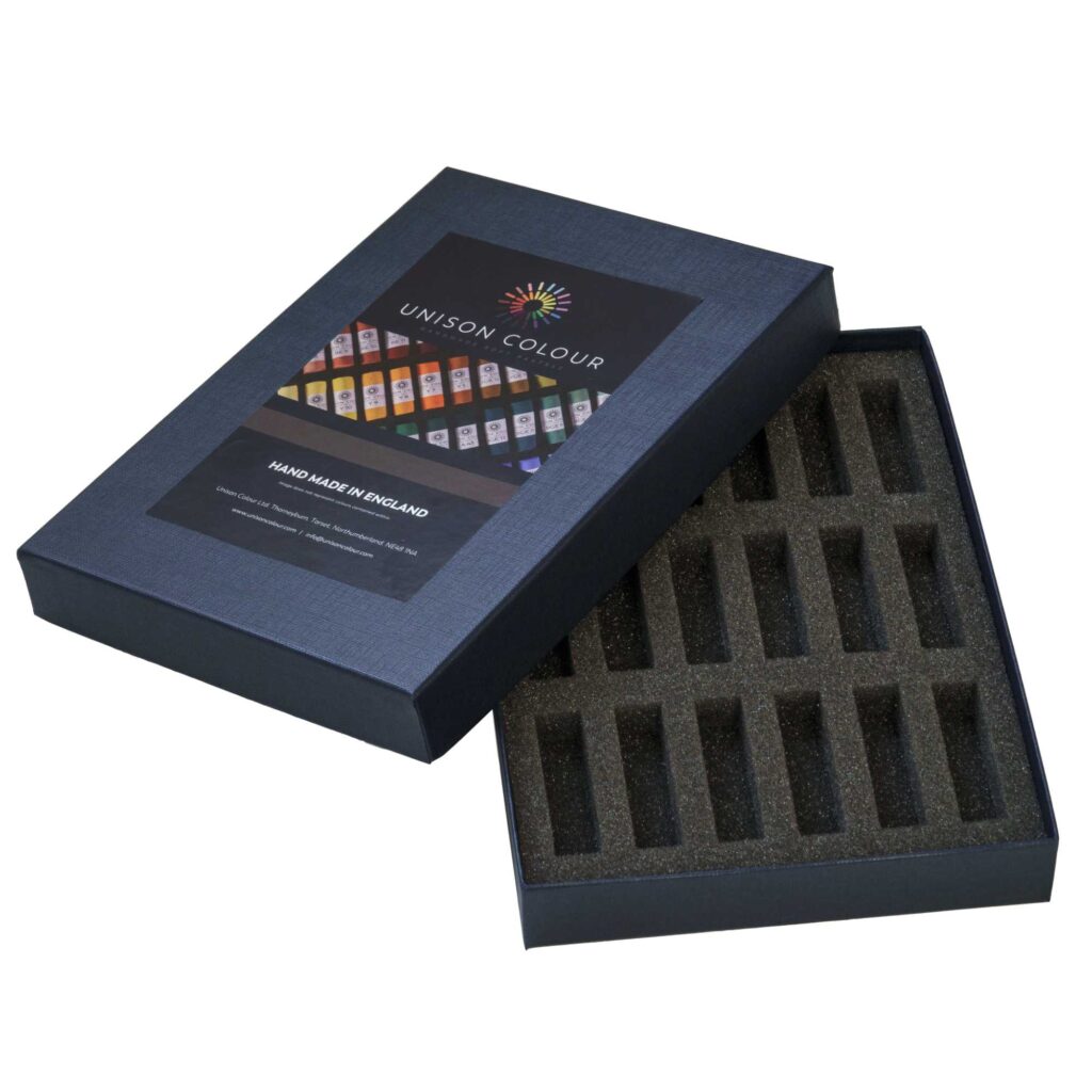 Empty Pastel Box with Foam Insert - Unison Colour Soft Pastels