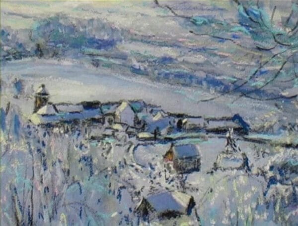 Watercolour, Black Chinagraph Pencil & Soft Pastels, by Peter Wood ...