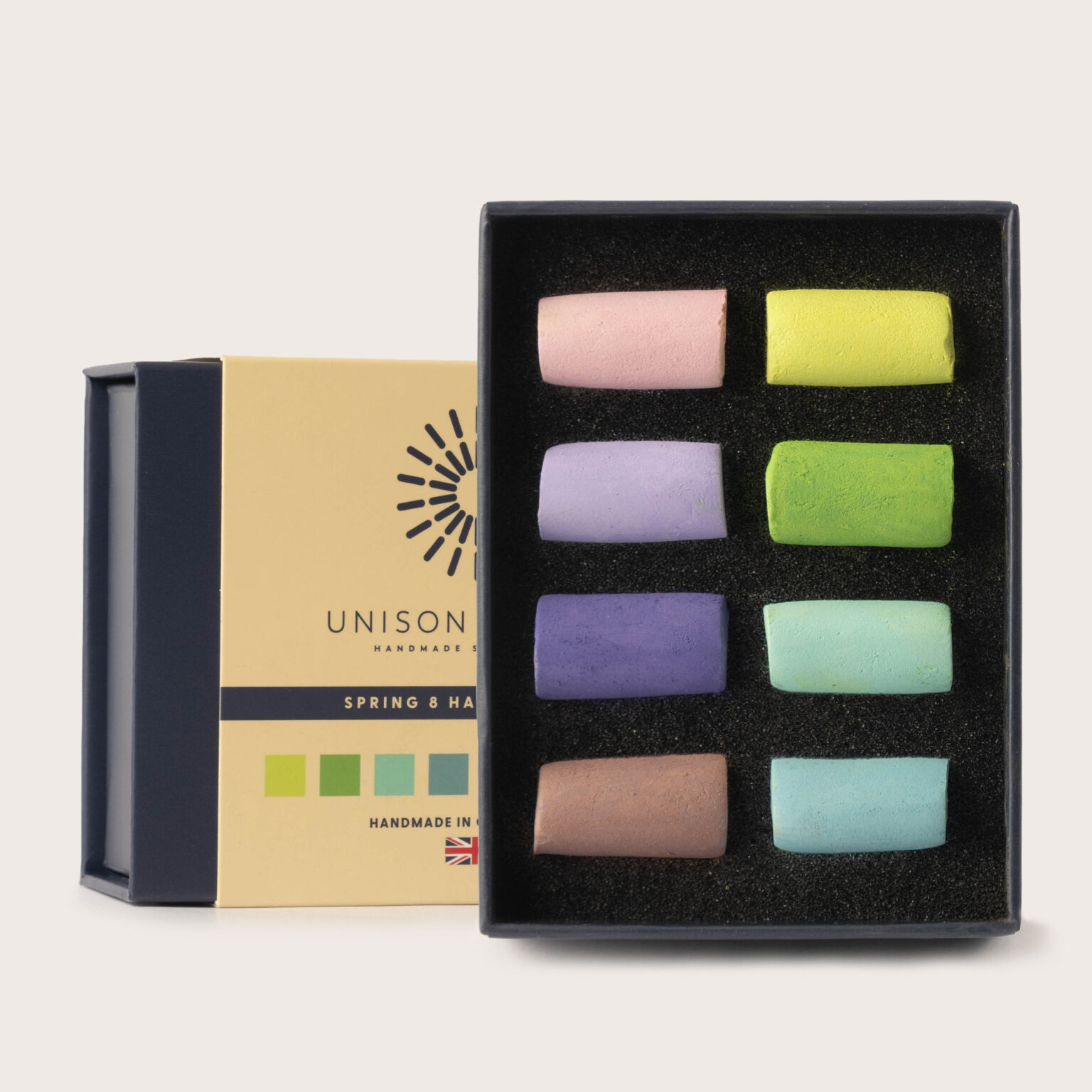 Spring 8 Half Stick Soft Pastel Set - Unison Colour Soft Pastels