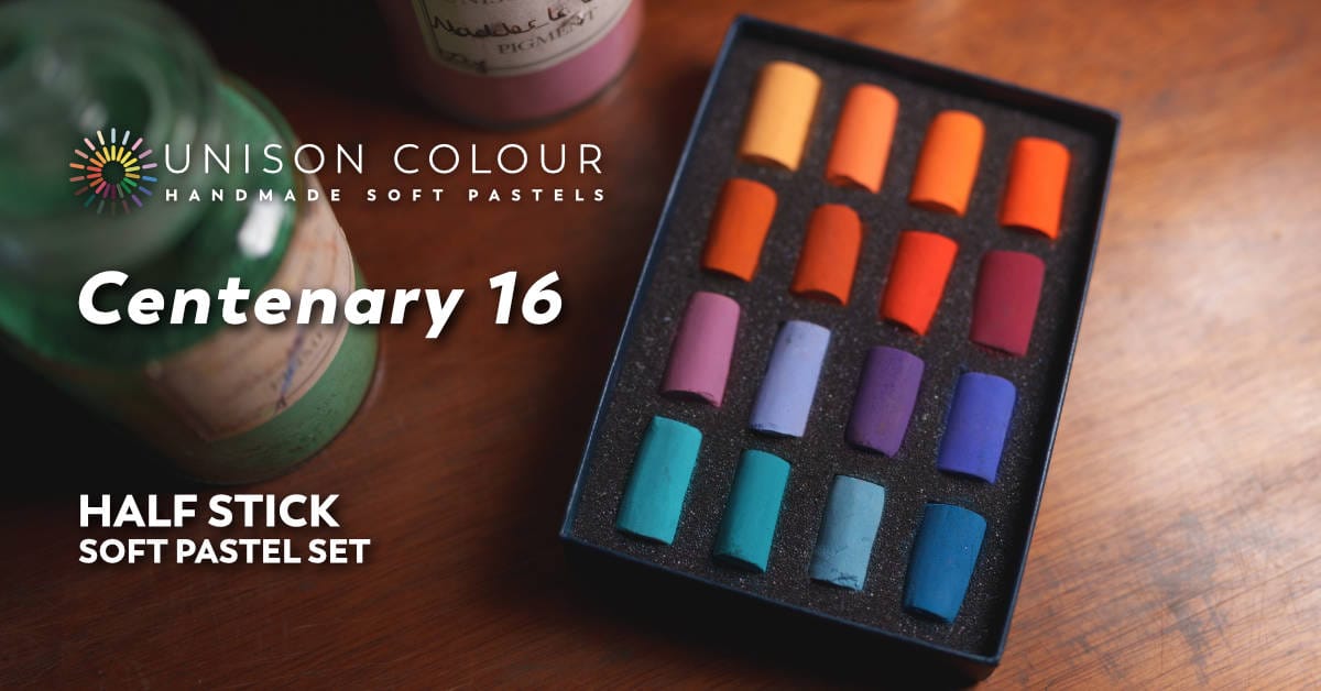 Centenary 16 Half Stick Soft Pastel Set - Unison Colour Soft Pastels