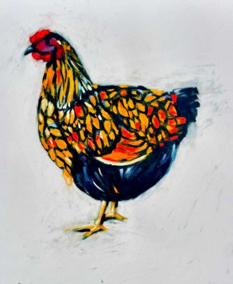 The First Time I Painted A Chicken, by Peter Force - Unison Colour